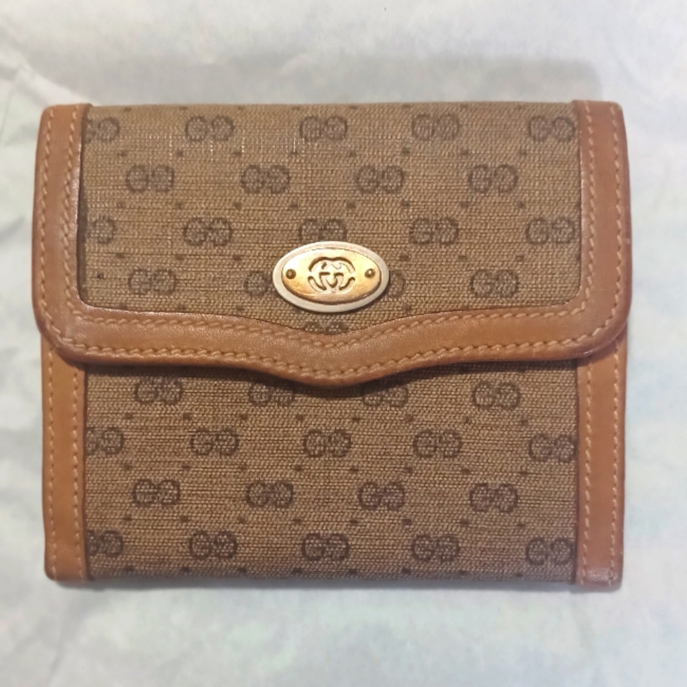 Vintage Micro Gg Gucci Coin Case - Gem